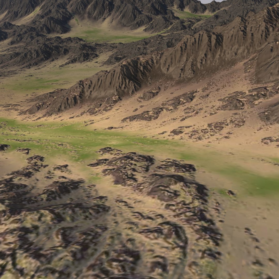 Games Maps Terrain 3D Model - TurboSquid 1297099