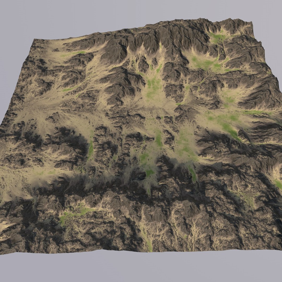 Games Maps Terrain 3D Model - TurboSquid 1297099