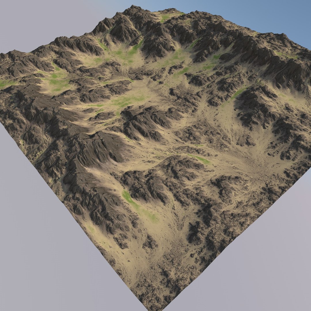 Games Maps Terrain 3D Model - TurboSquid 1297099