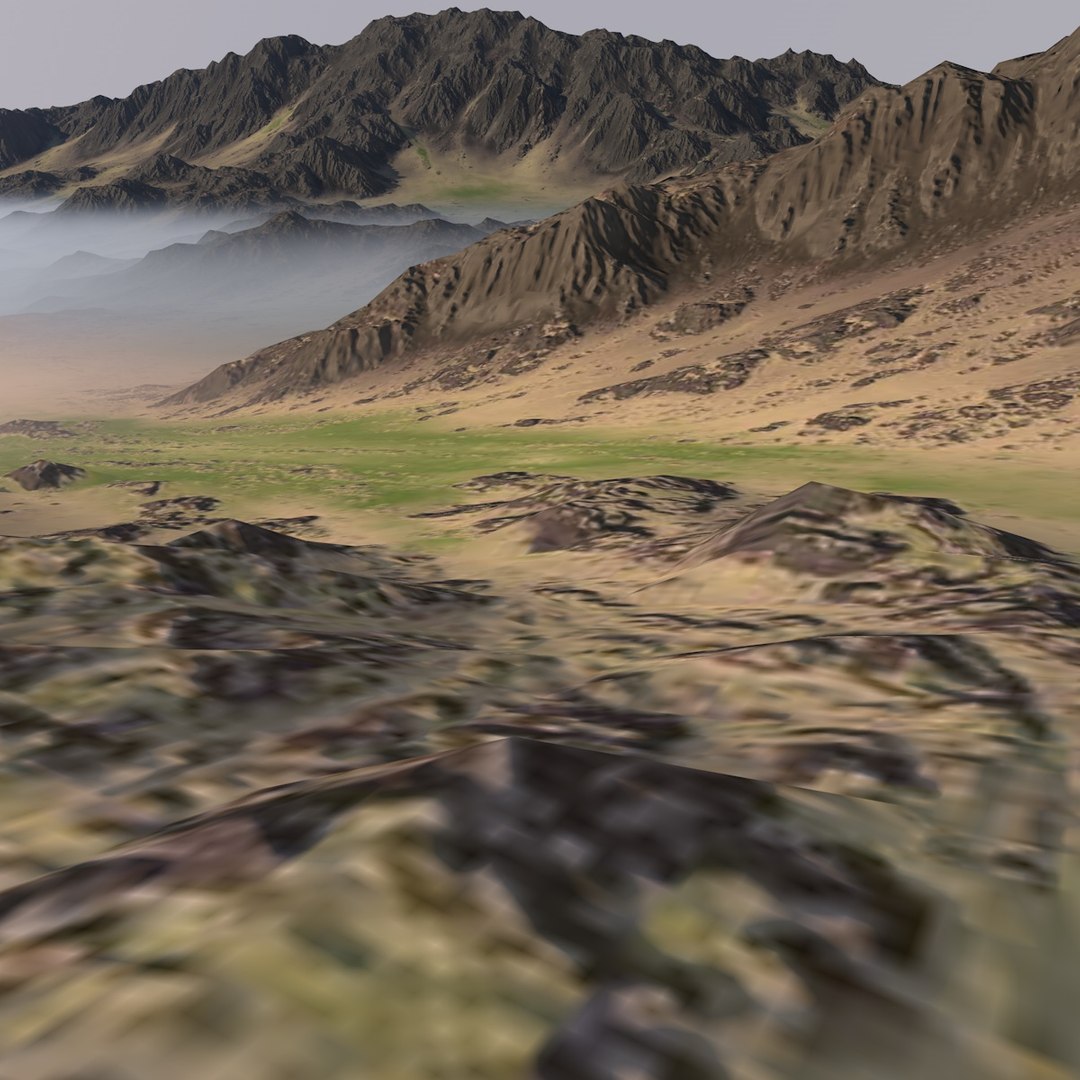 Games Maps Terrain 3D Model - TurboSquid 1297099