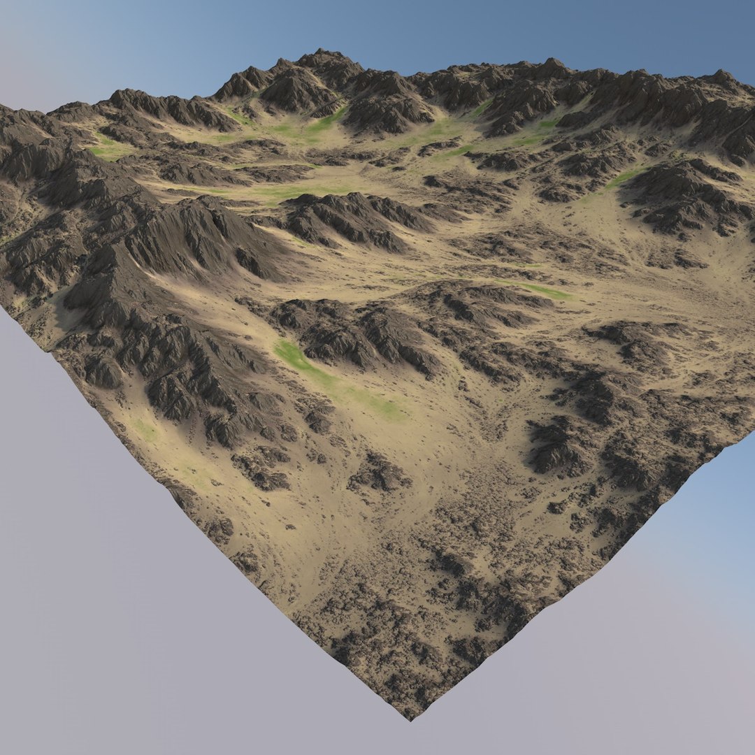 Games Maps Terrain 3D Model - TurboSquid 1297099