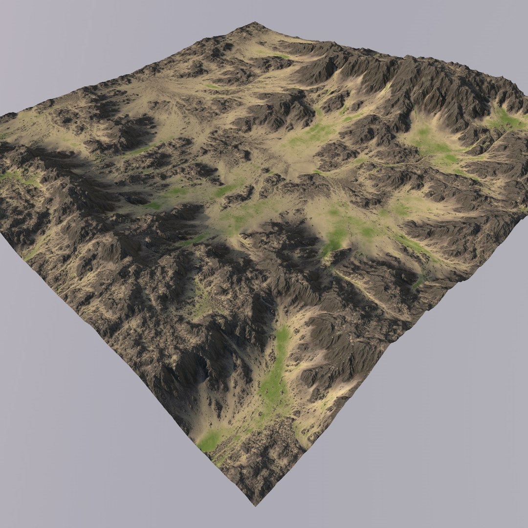 Games Maps Terrain 3D Model - TurboSquid 1297099
