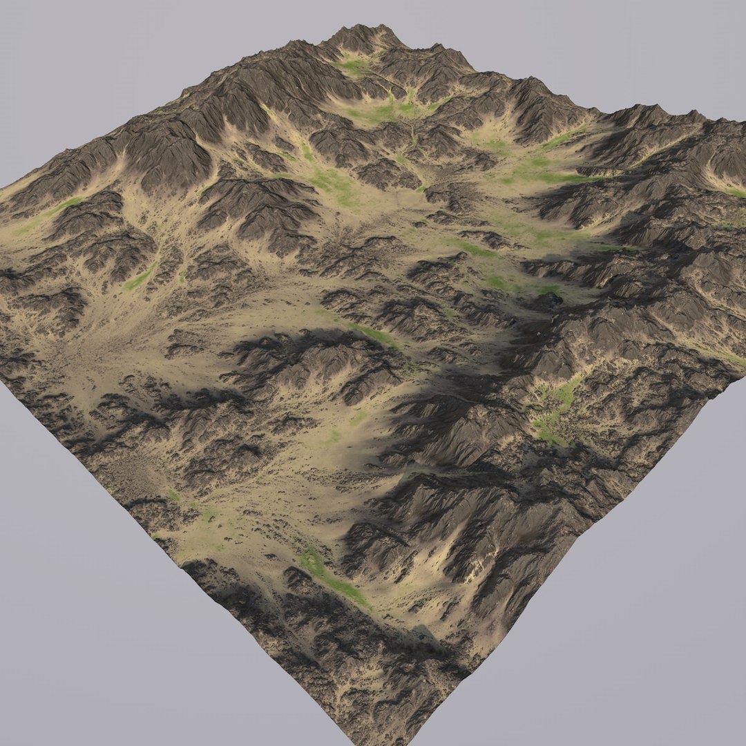 Games Maps Terrain 3D Model - TurboSquid 1297099
