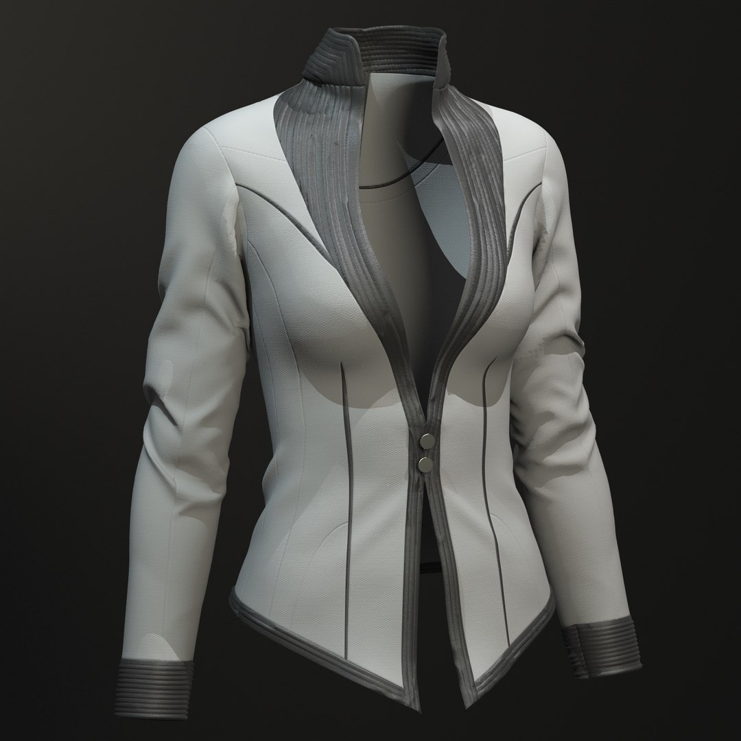 Luxurious Coat 3D - TurboSquid 2307067