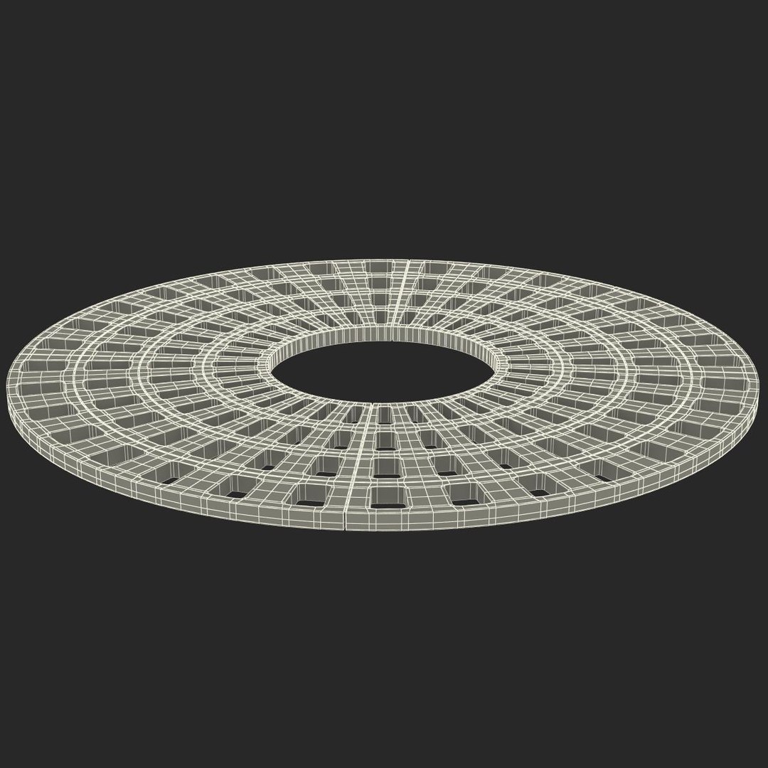 Tree Grate 3d Model