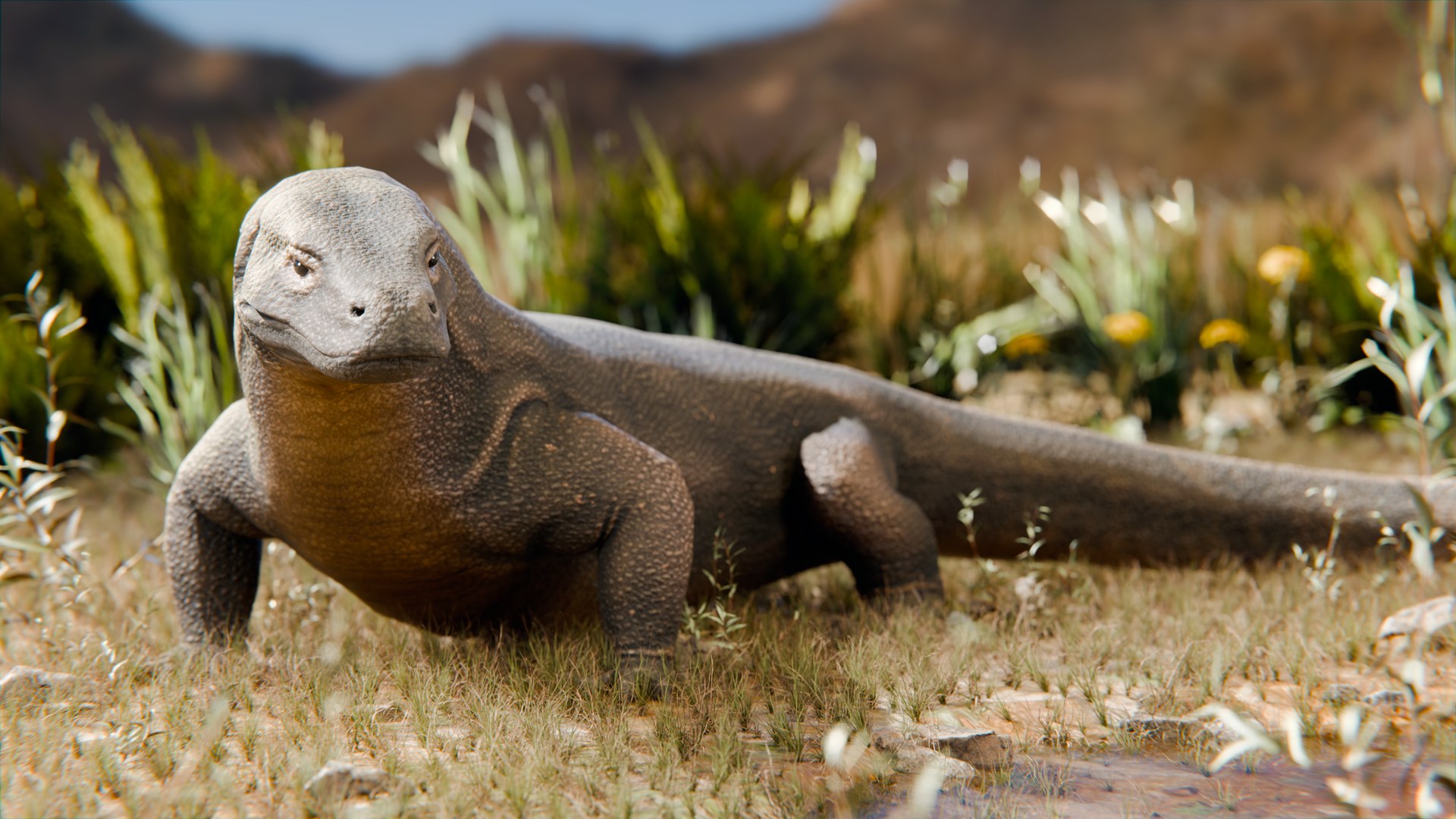 modelo 3d DRAGÓN DE KOMODO - TurboSquid 2274824