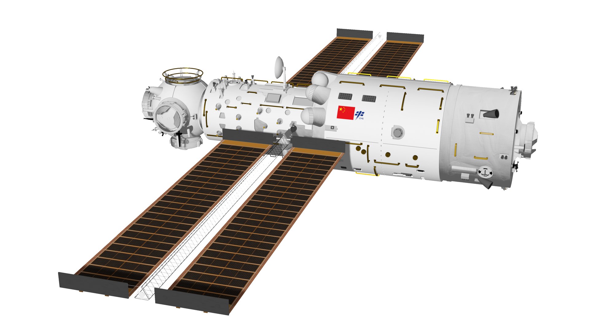 Tianhe Core Module 3D Model - TurboSquid 1945749