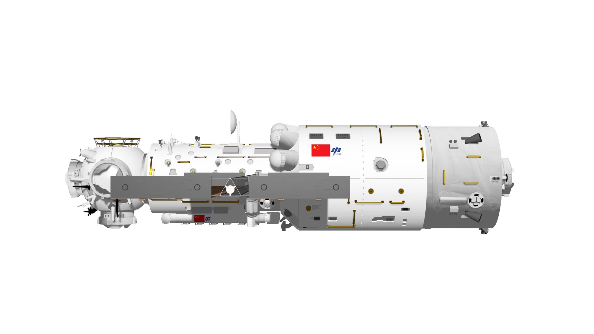 Tianhe Core Module 3D Model - TurboSquid 1945749
