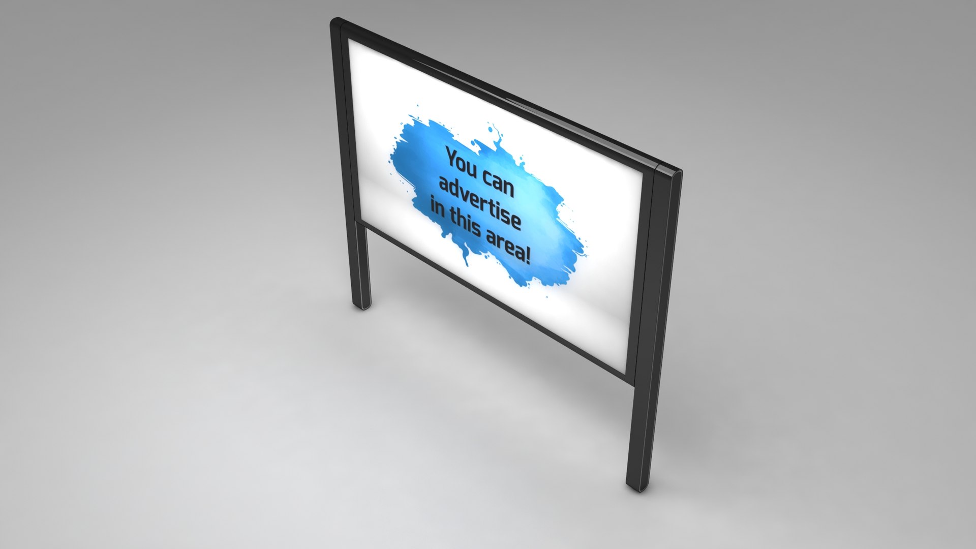 3D Designed Advertising Billboard - TurboSquid 1583208