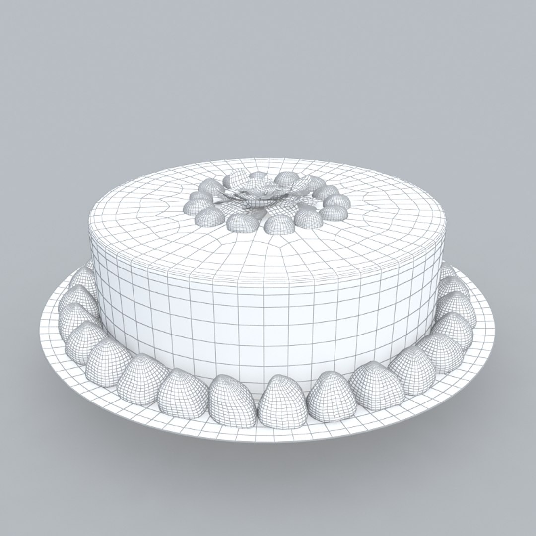 3d Model Cake Bake 3dr114