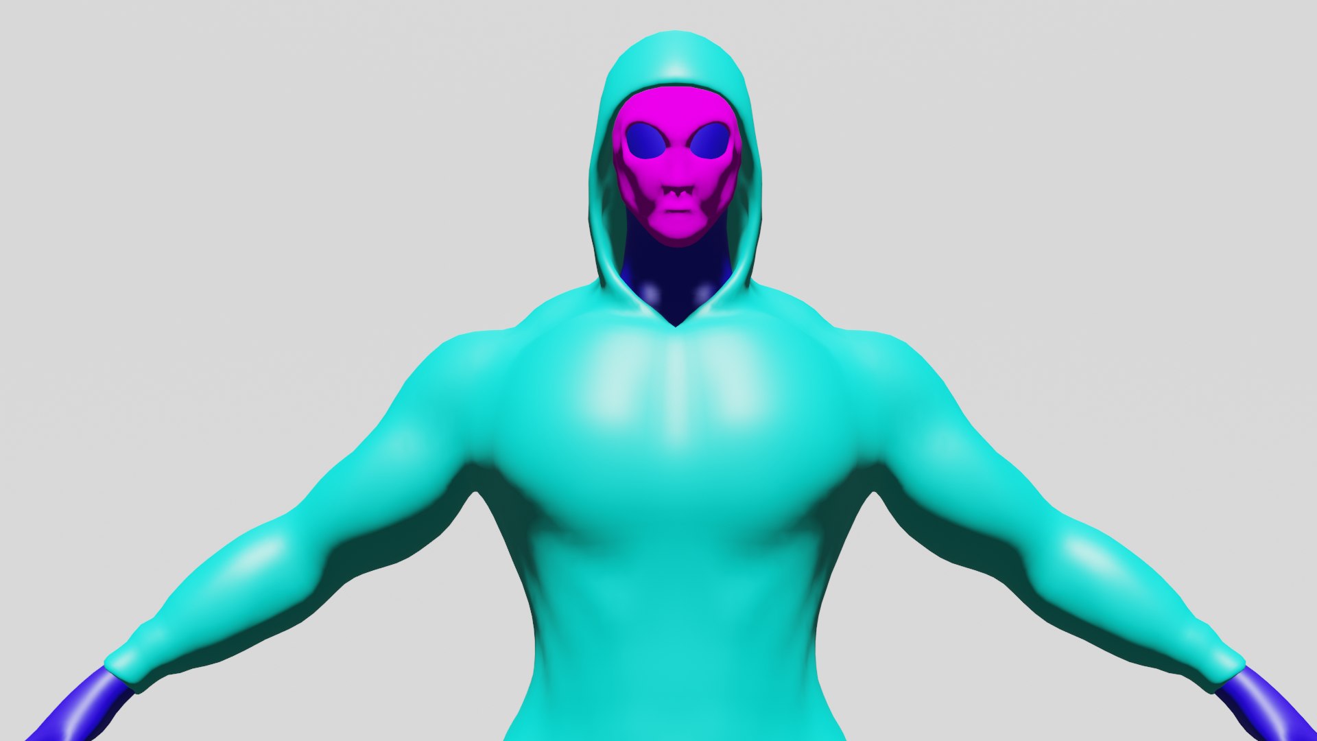 3D Hooded Figure Model - TurboSquid 2216252