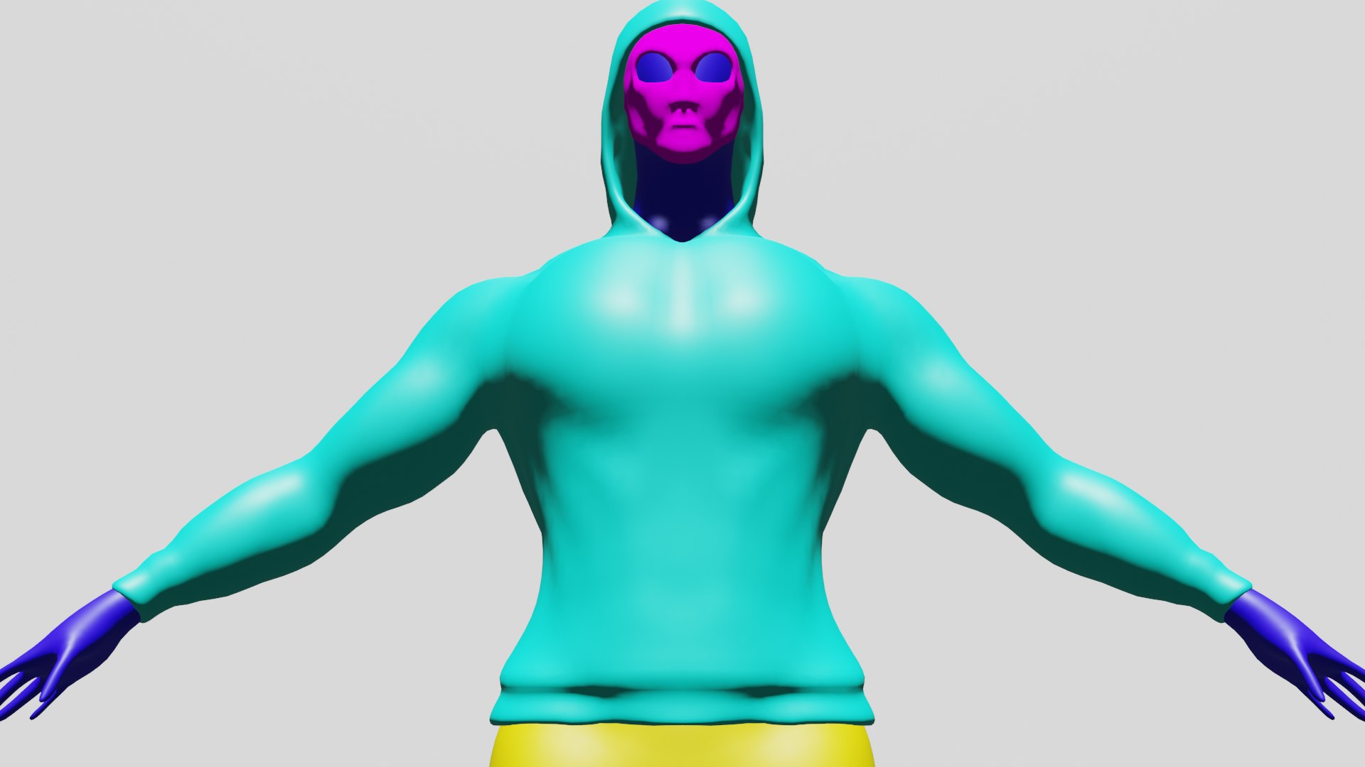 3D Hooded Figure Model - TurboSquid 2216252