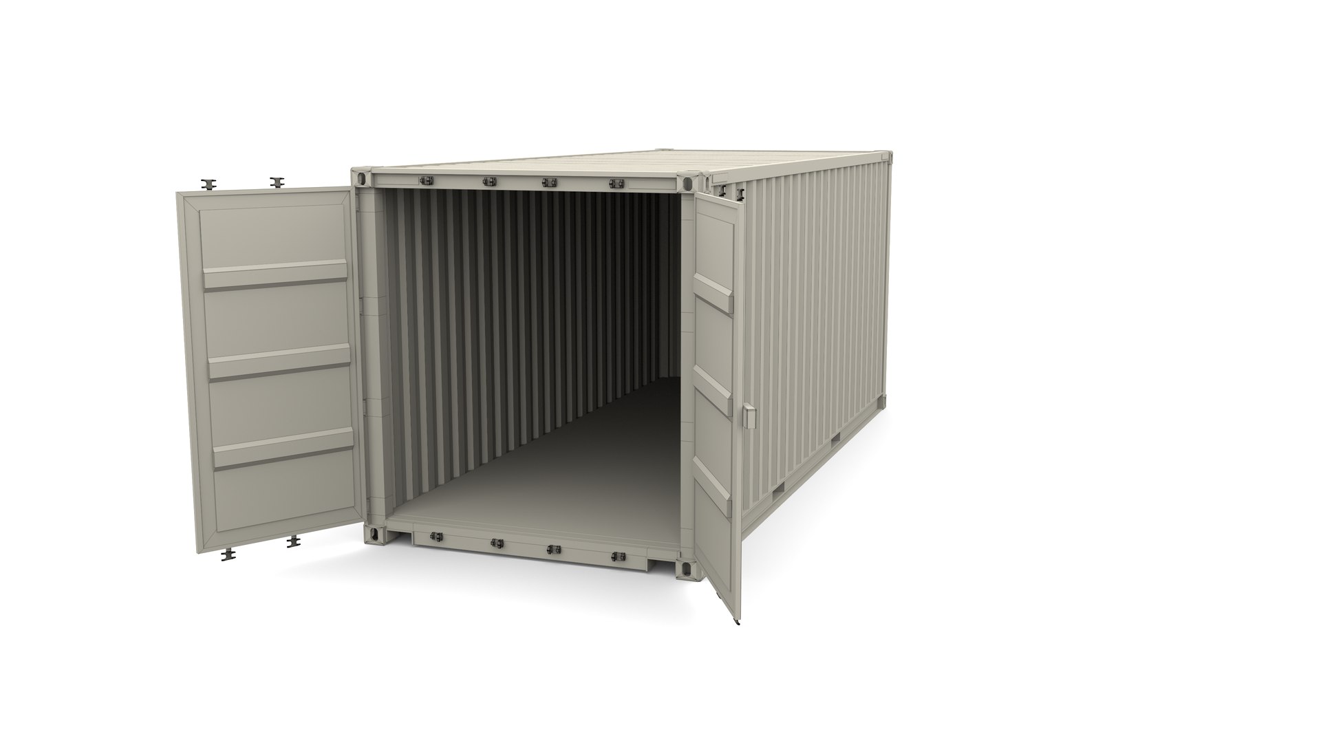 20ft Shipping Container Qube V2 Model - TurboSquid 1774043