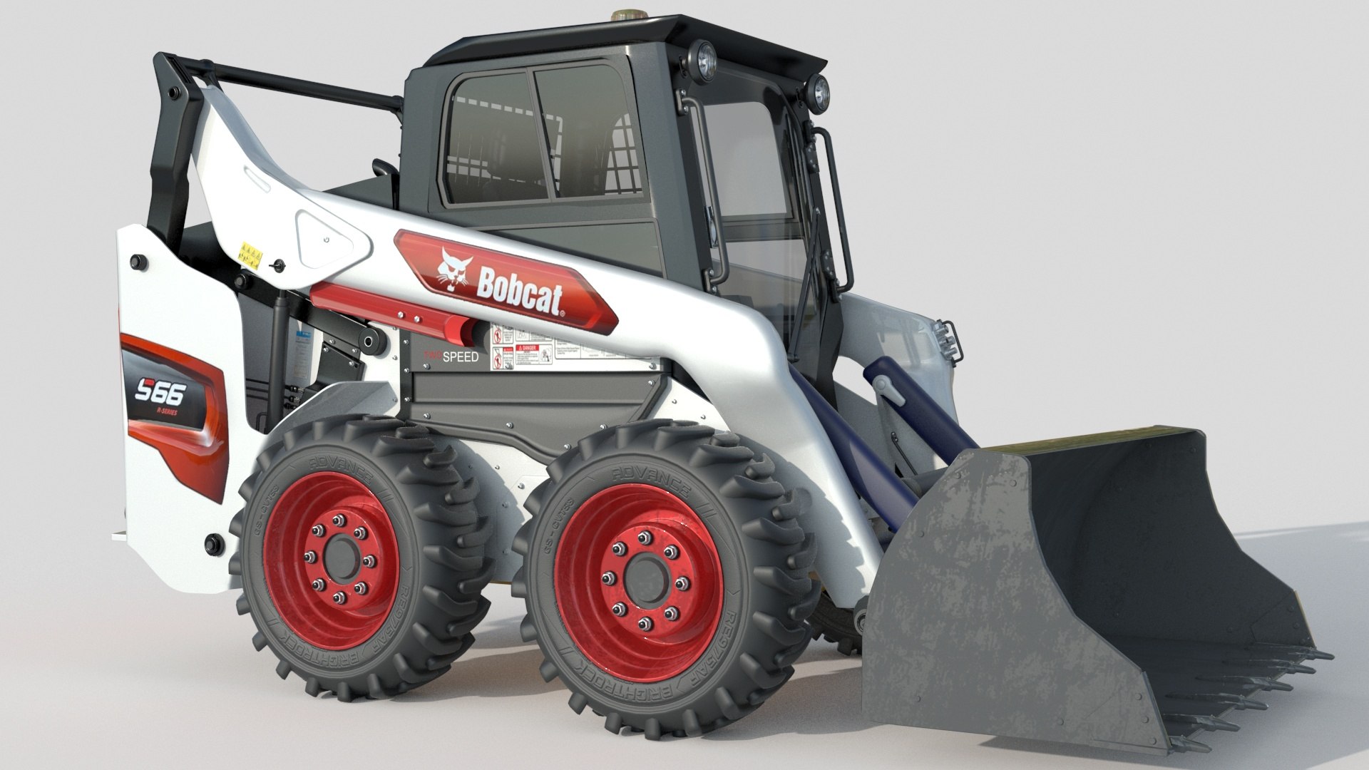 3D Bobcat S66 Skid Steer Loader Model - TurboSquid 2037702
