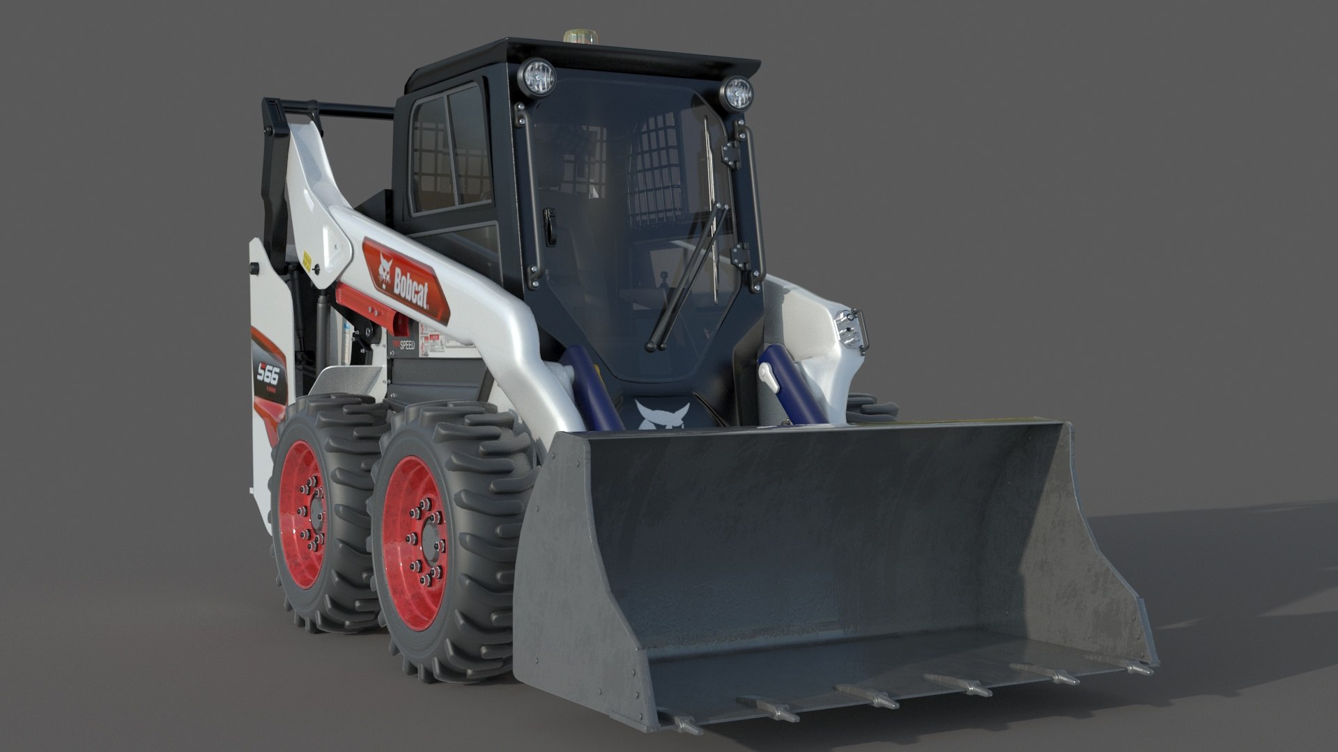 3D Bobcat S66 Skid Steer Loader Model - TurboSquid 2037702