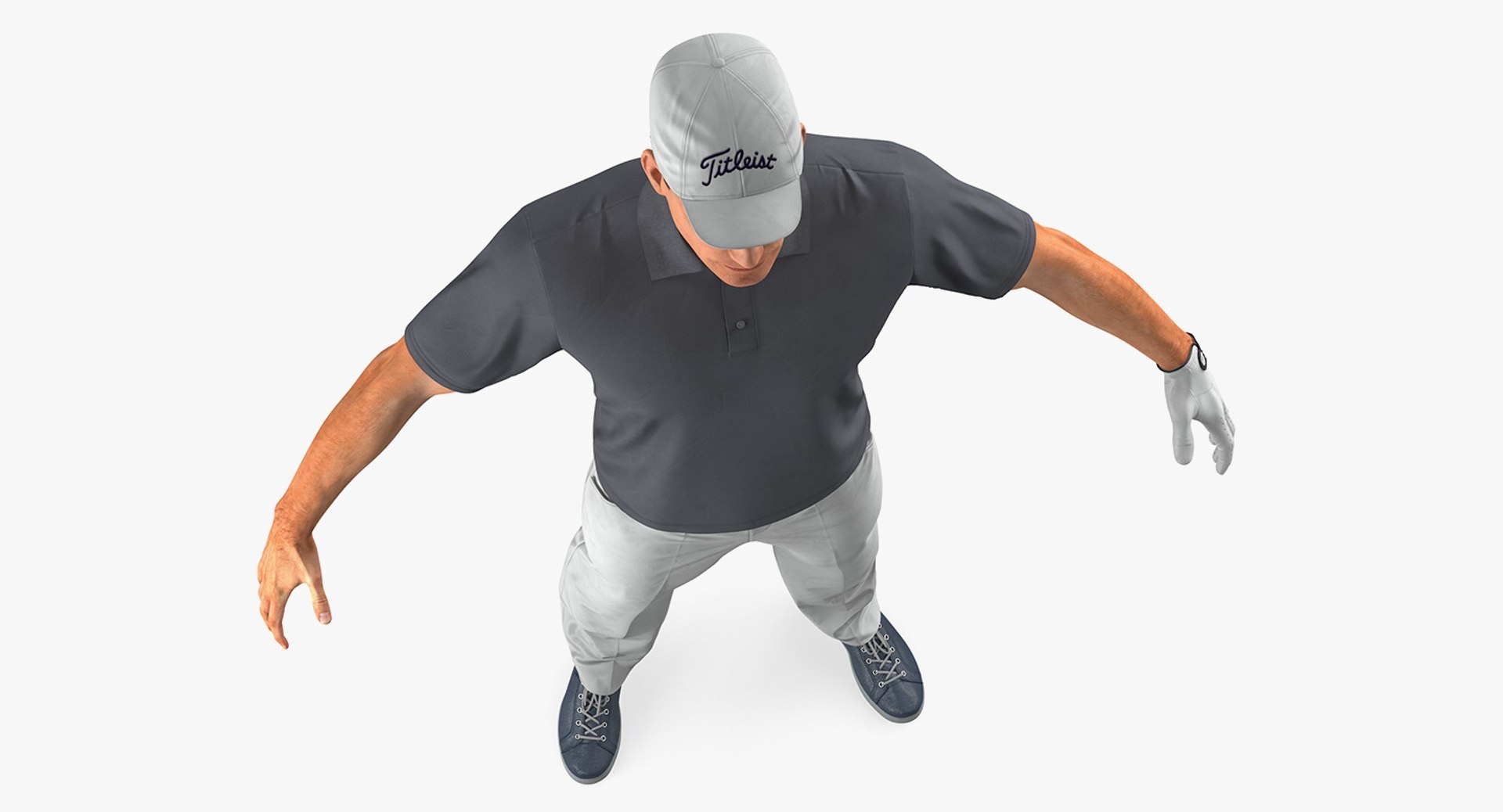 Golf player rigged 3D model - TurboSquid 1428108