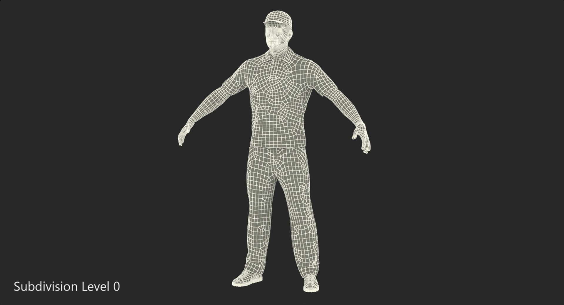 Golf player rigged 3D model - TurboSquid 1428108