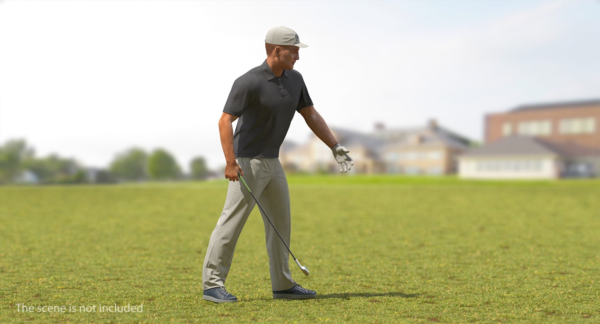 Golf player rigged 3D model - TurboSquid 1428108