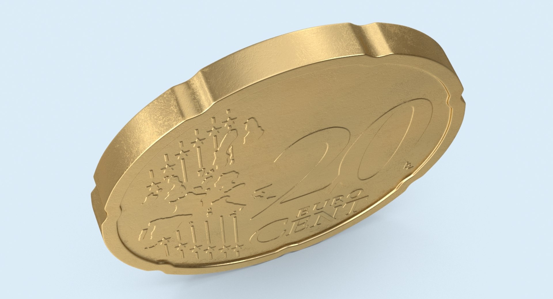 max 20 cent euro coin