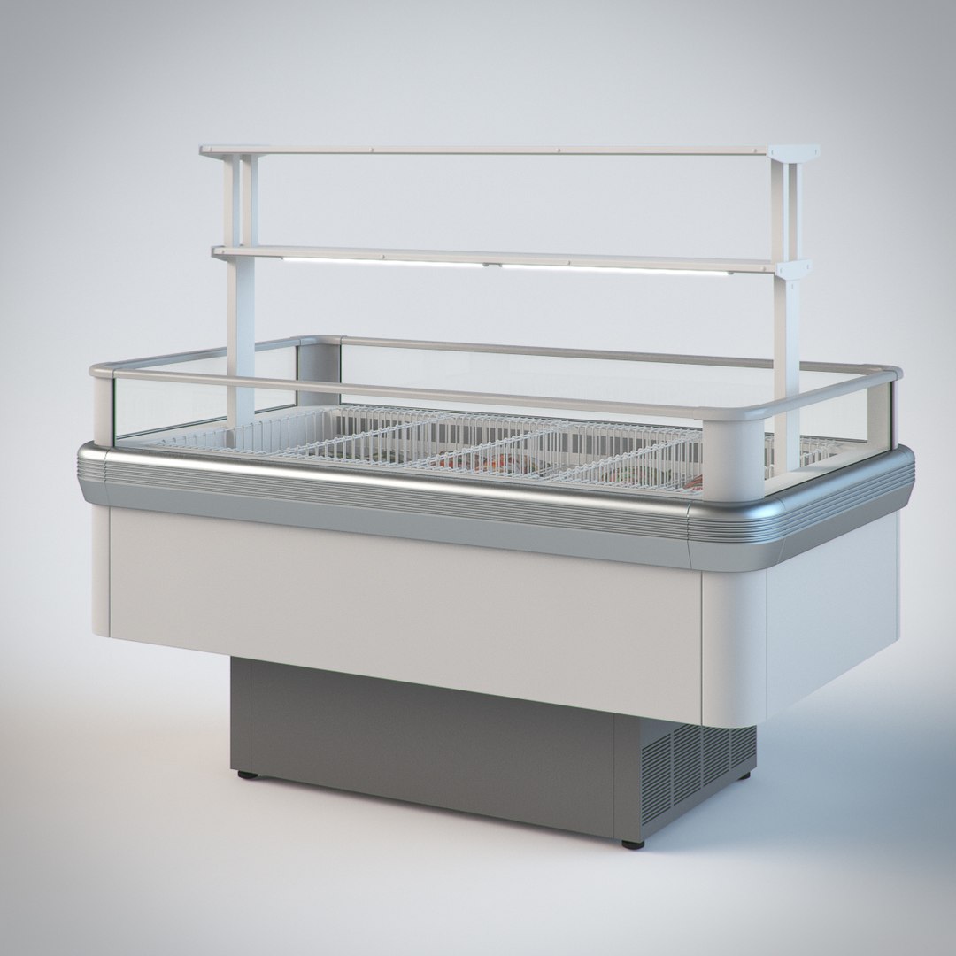 3d Model Fridges Grocery Product