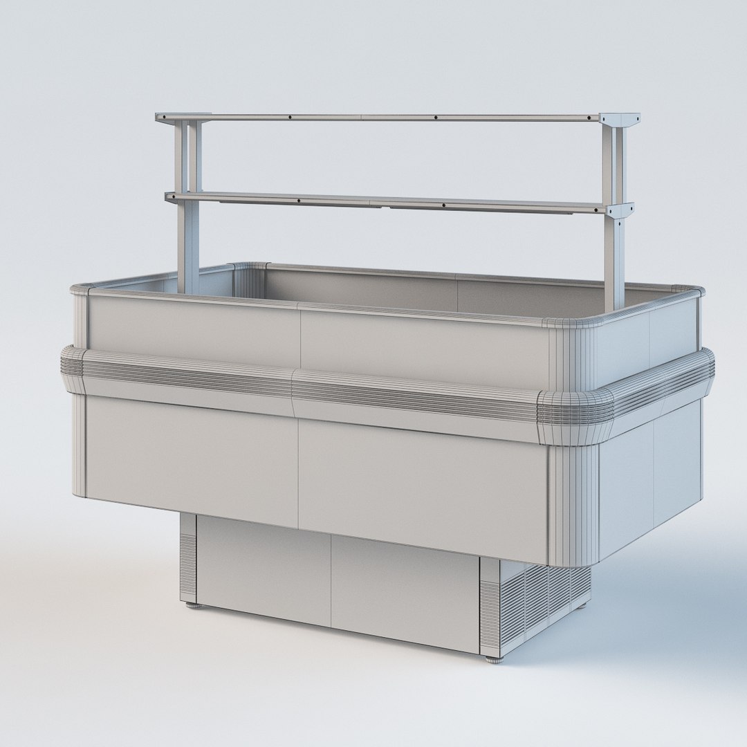 3d Model Fridges Grocery Product