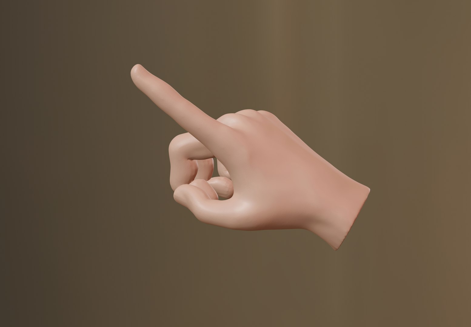 3D Pointing Hand 3D Model - TurboSquid 1996689