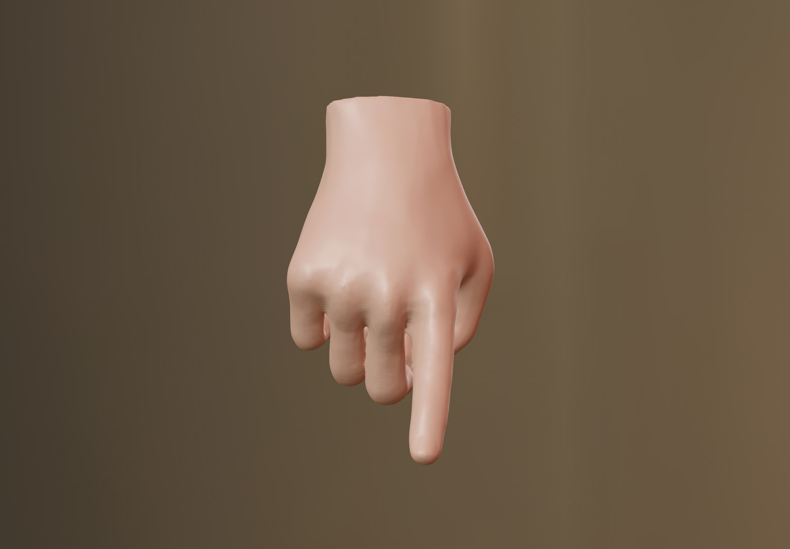 3D Pointing Hand 3D Model - TurboSquid 1996689