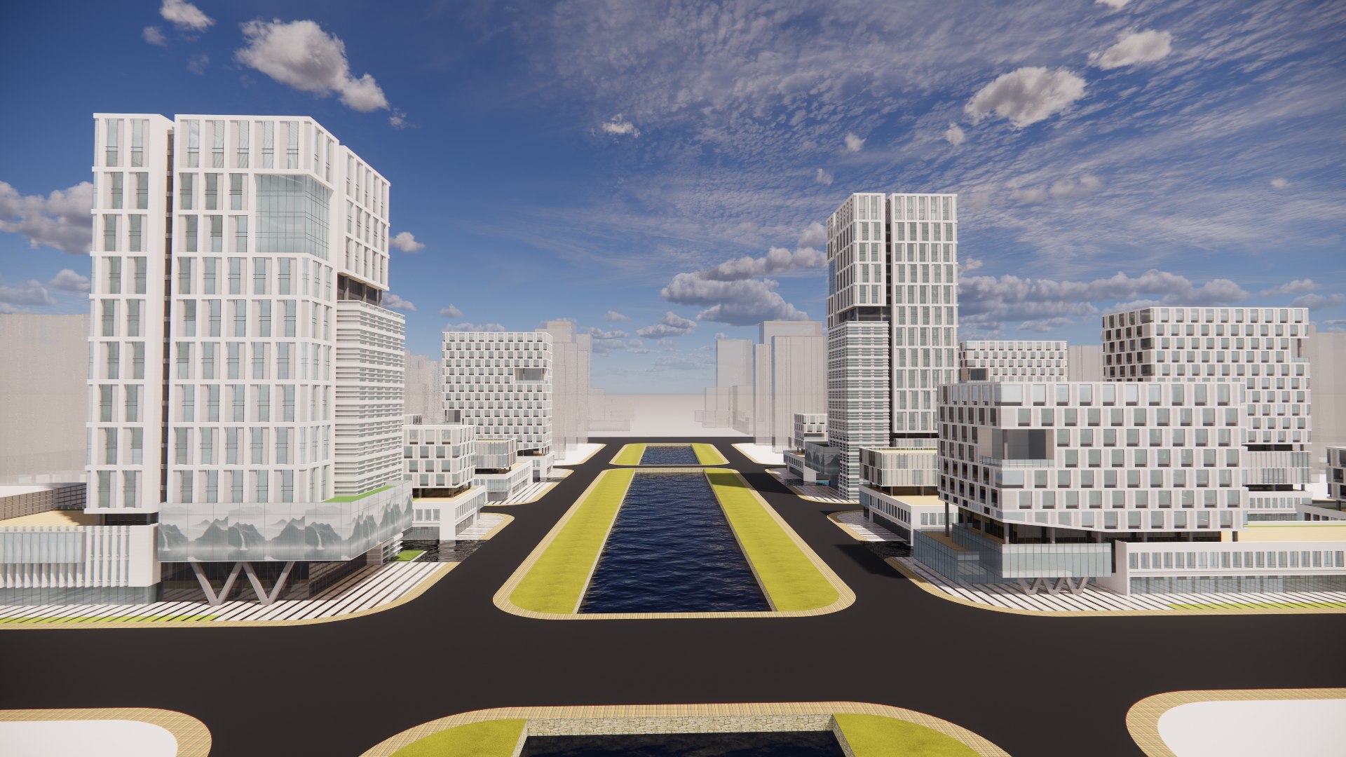 Modern City Block -A15 3D Model - TurboSquid 2380180
