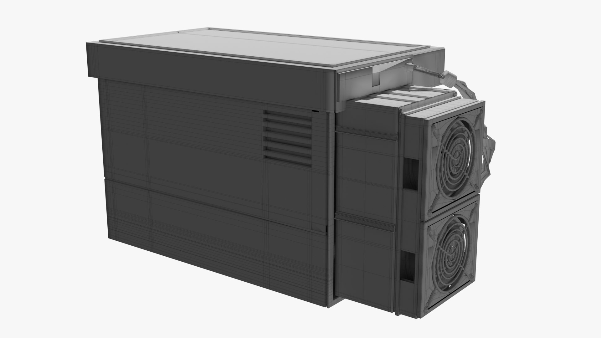 3D Bitcoin Miner Device Model - TurboSquid 2397272