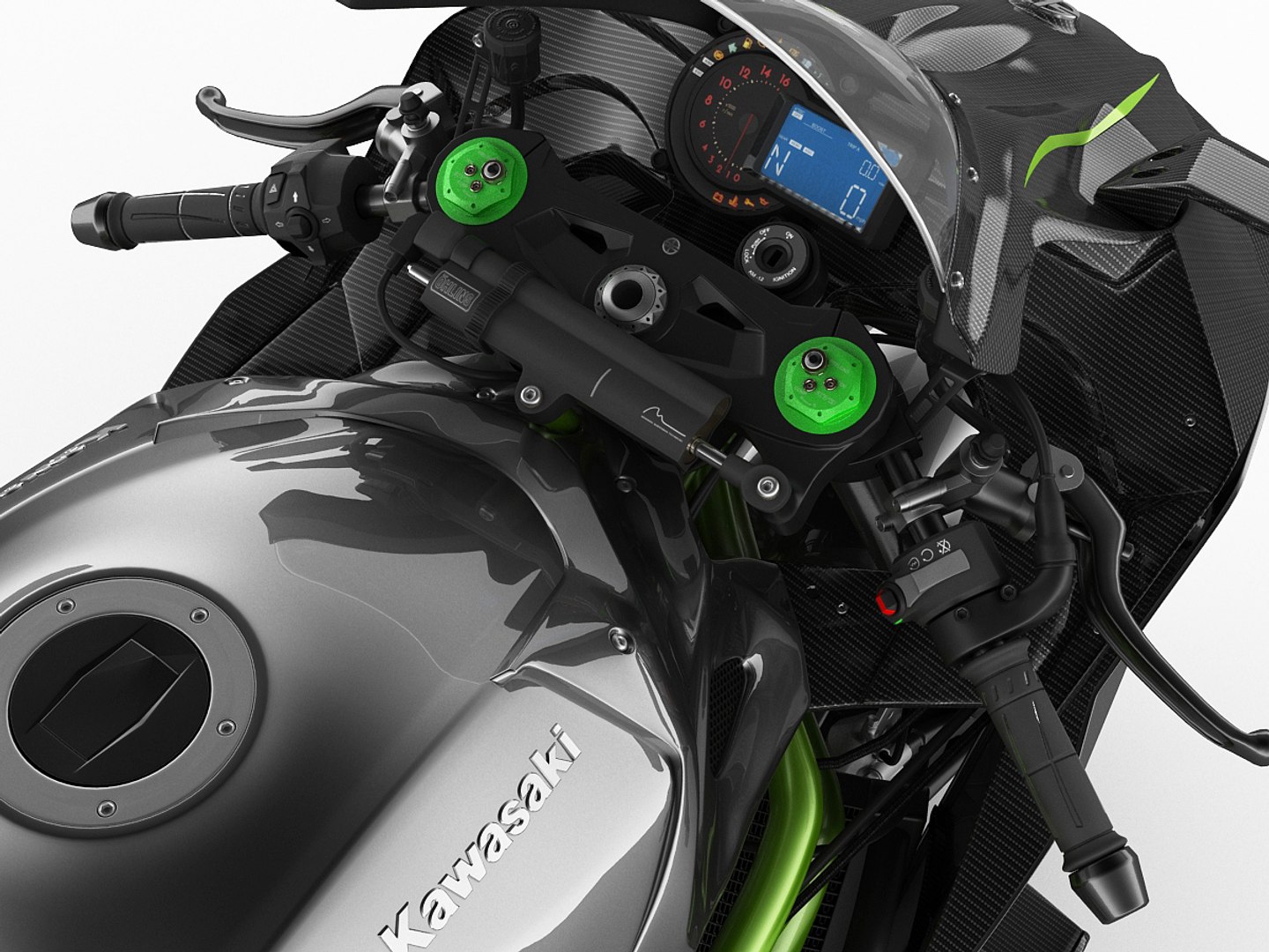 3d Model Kawasaki H2r Ninja