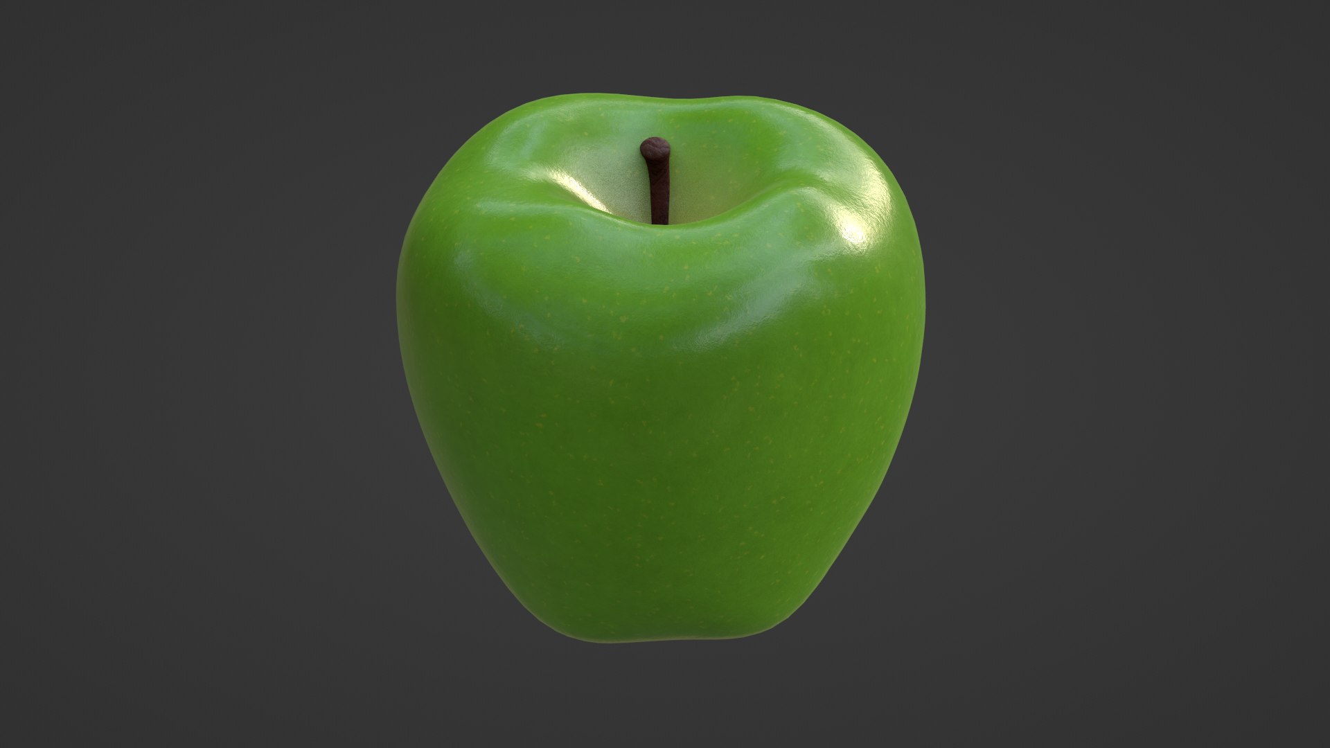 3D Realistic Green Apple Model - TurboSquid 2073392