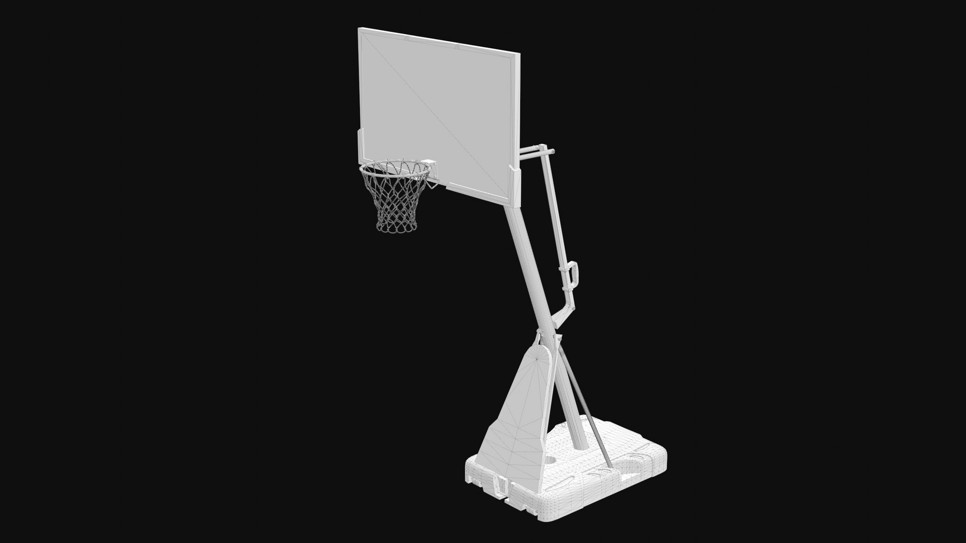 3D Basketball Hoop Model - TurboSquid 2249026