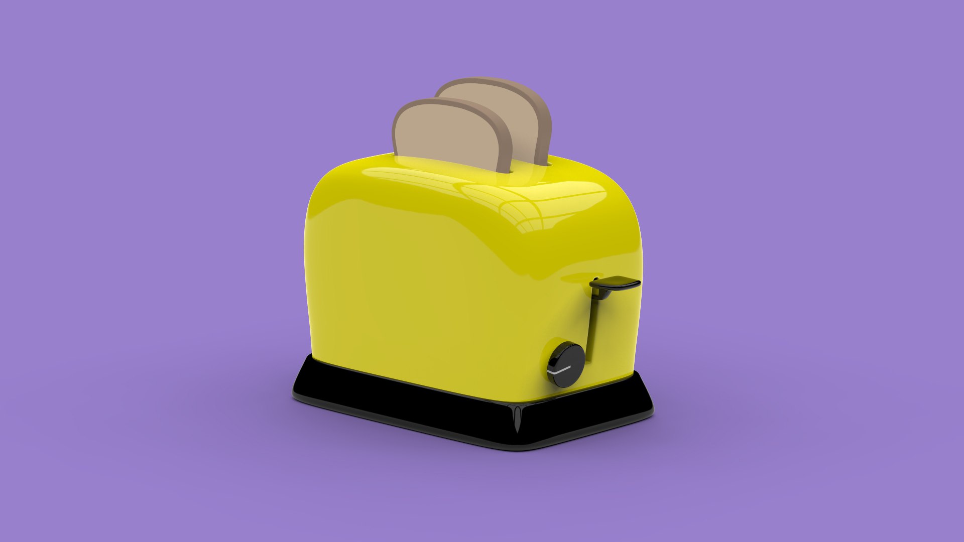 Cartoon Toaster 3D Model - TurboSquid 1691685