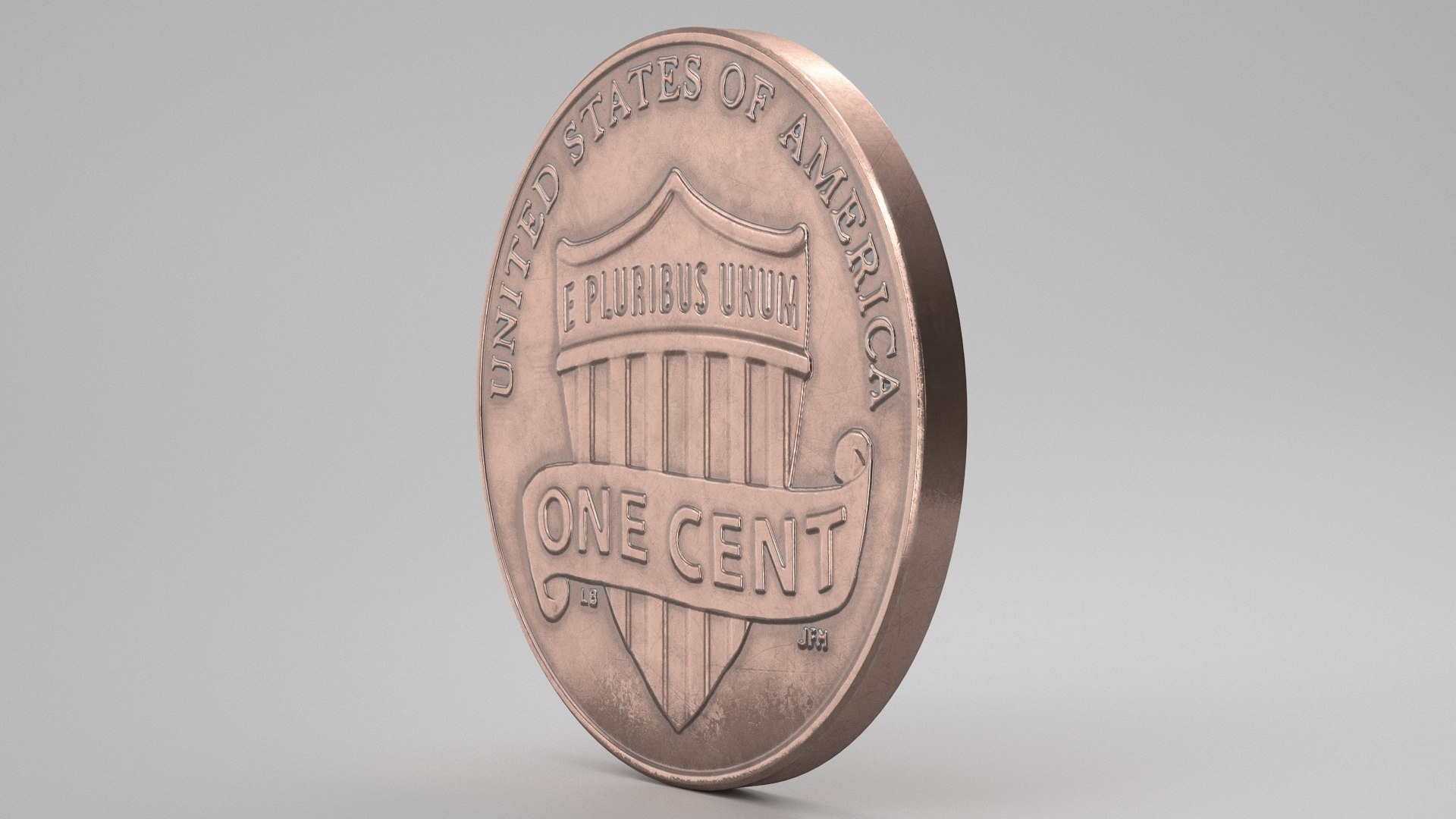 3D Penny Coin Pbr - TurboSquid 1700155