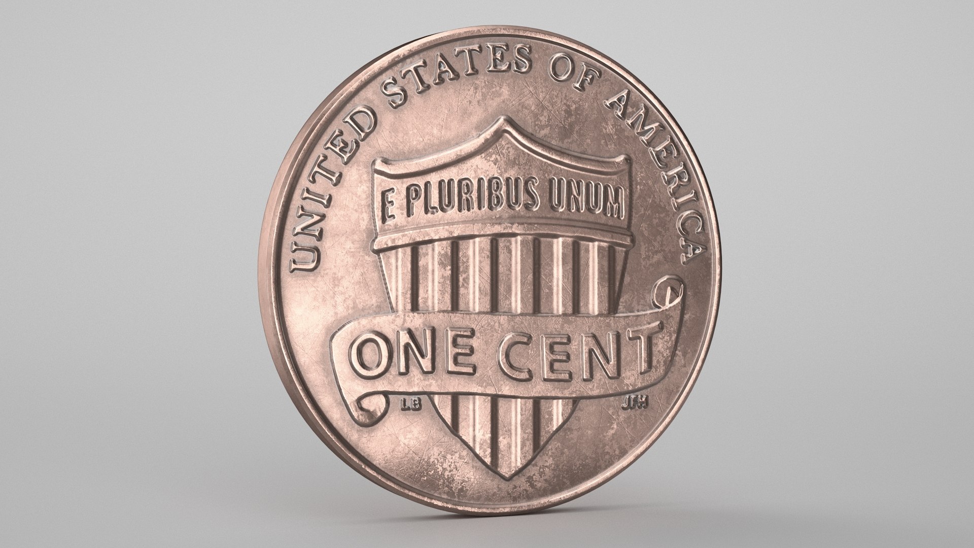 3D Penny Coin Pbr - TurboSquid 1700155