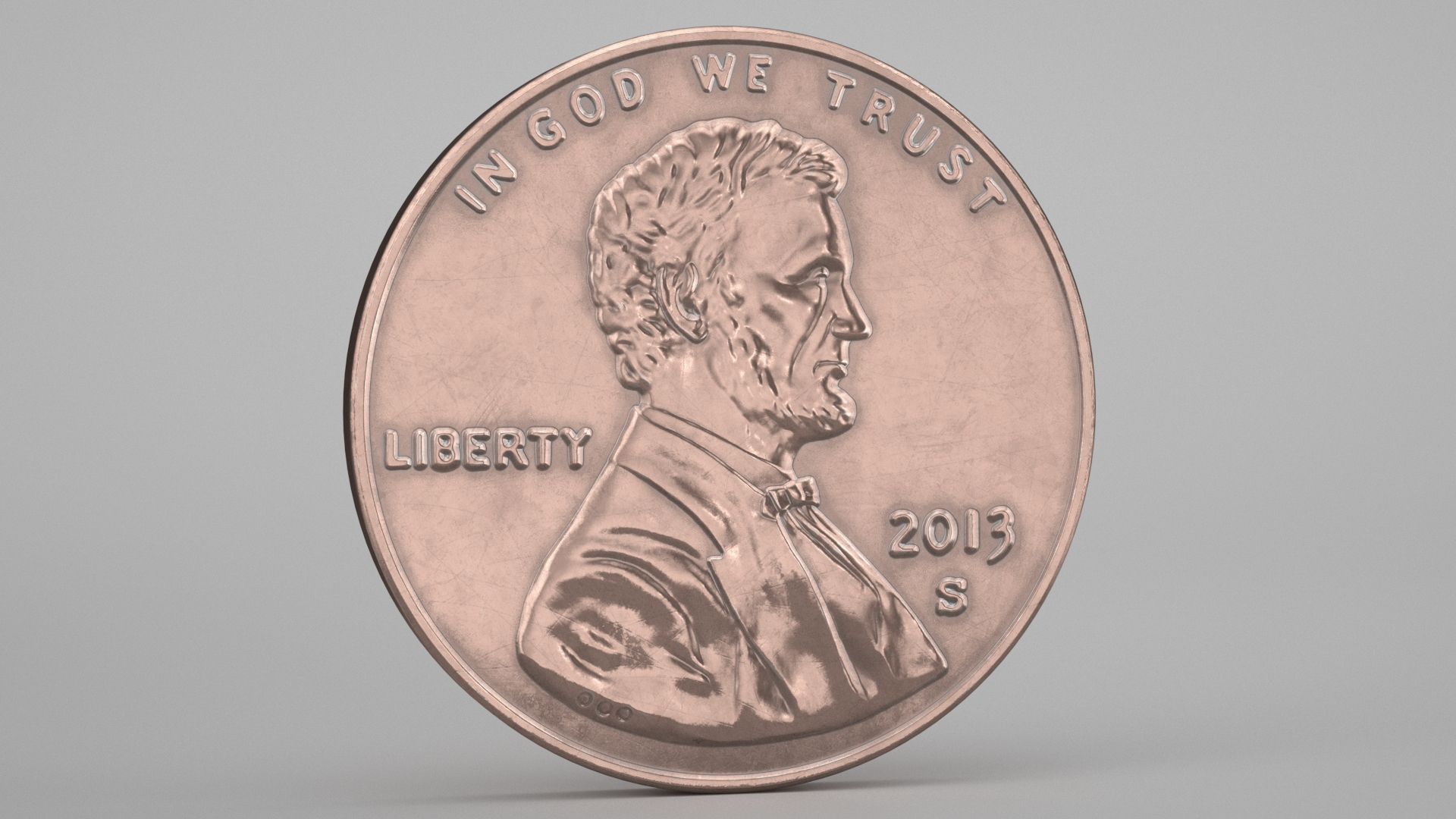 3D Penny Coin Pbr - TurboSquid 1700155