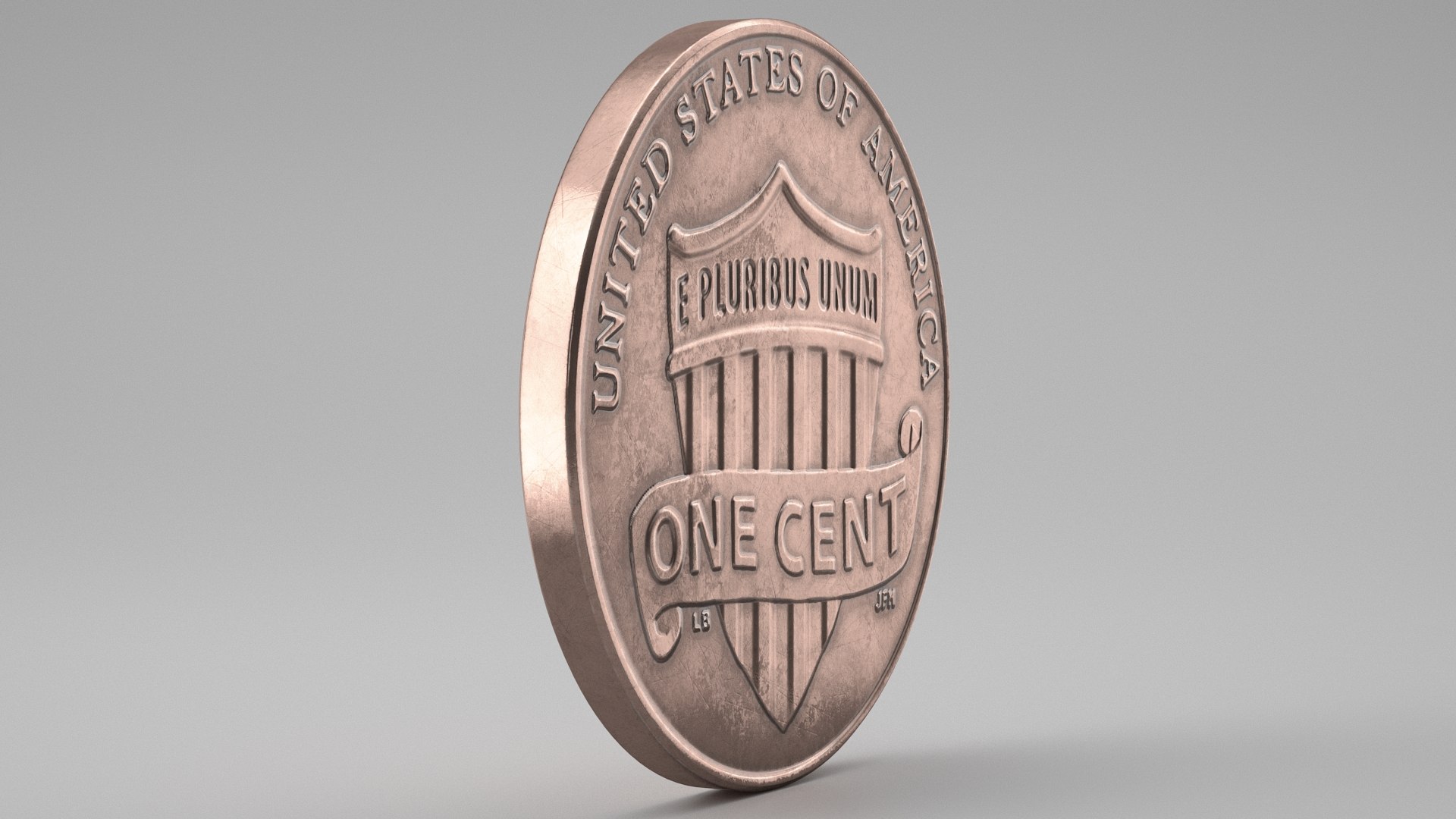 3D Penny Coin Pbr - TurboSquid 1700155