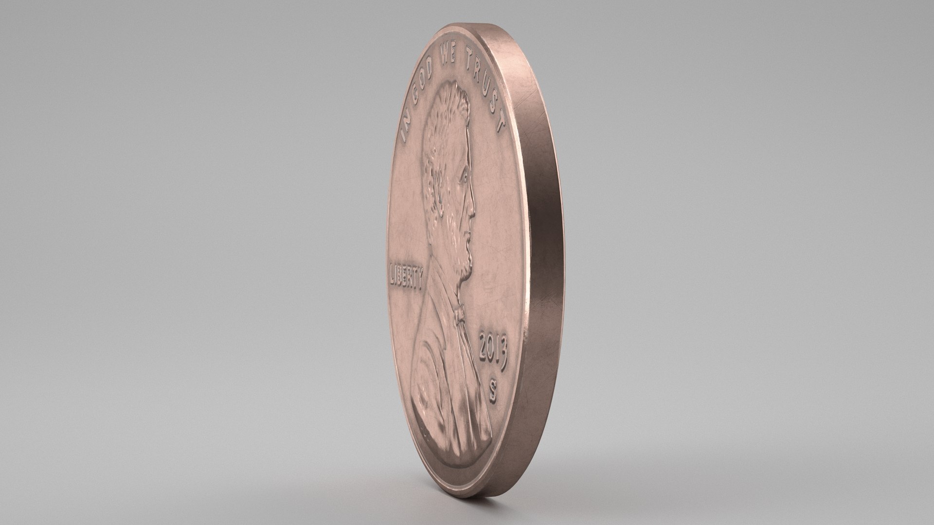 3D Penny Coin Pbr - TurboSquid 1700155