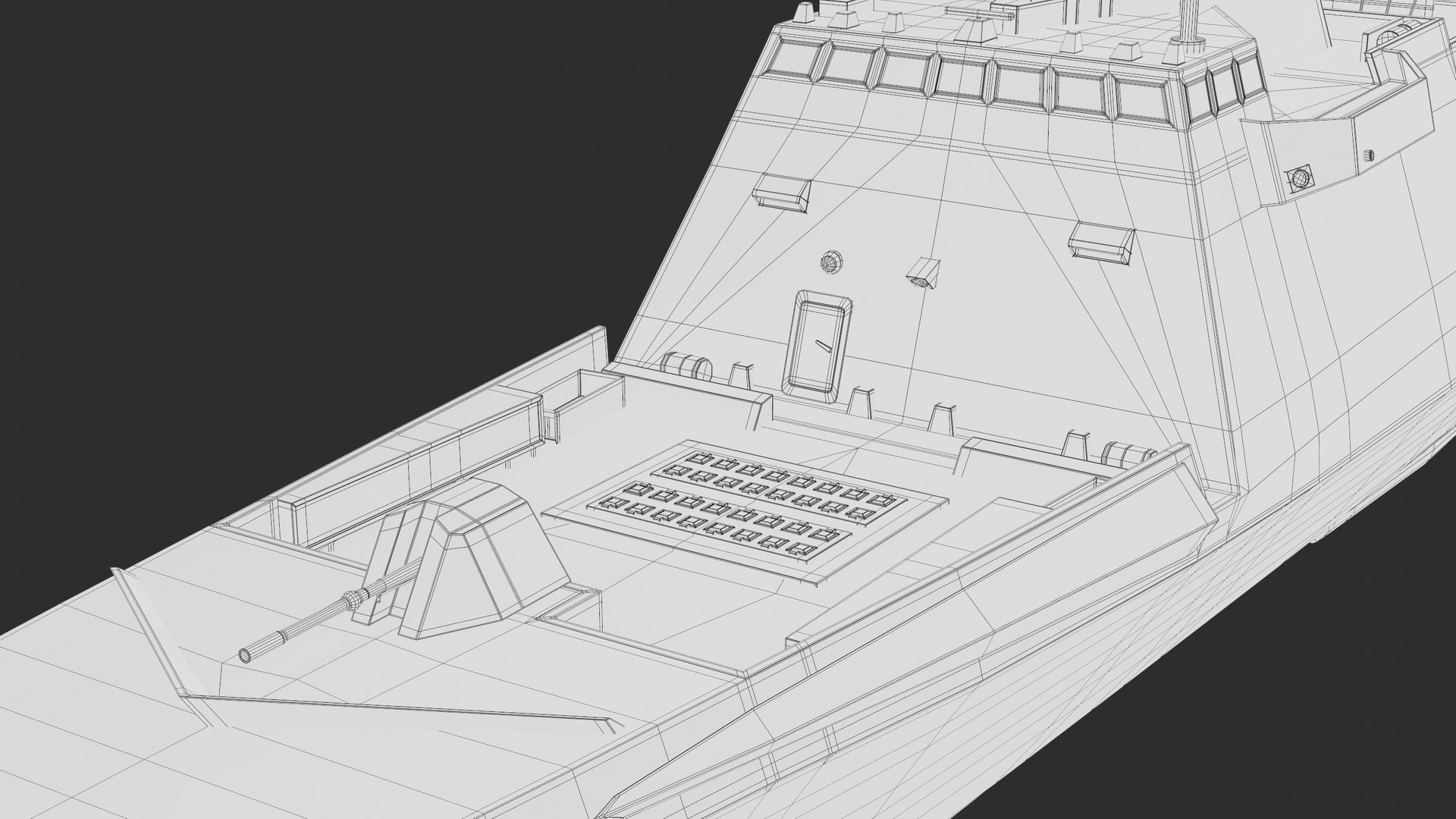 FREMM Modern French Frigate Warship Lowpoly PBR 3D model - TurboSquid ...
