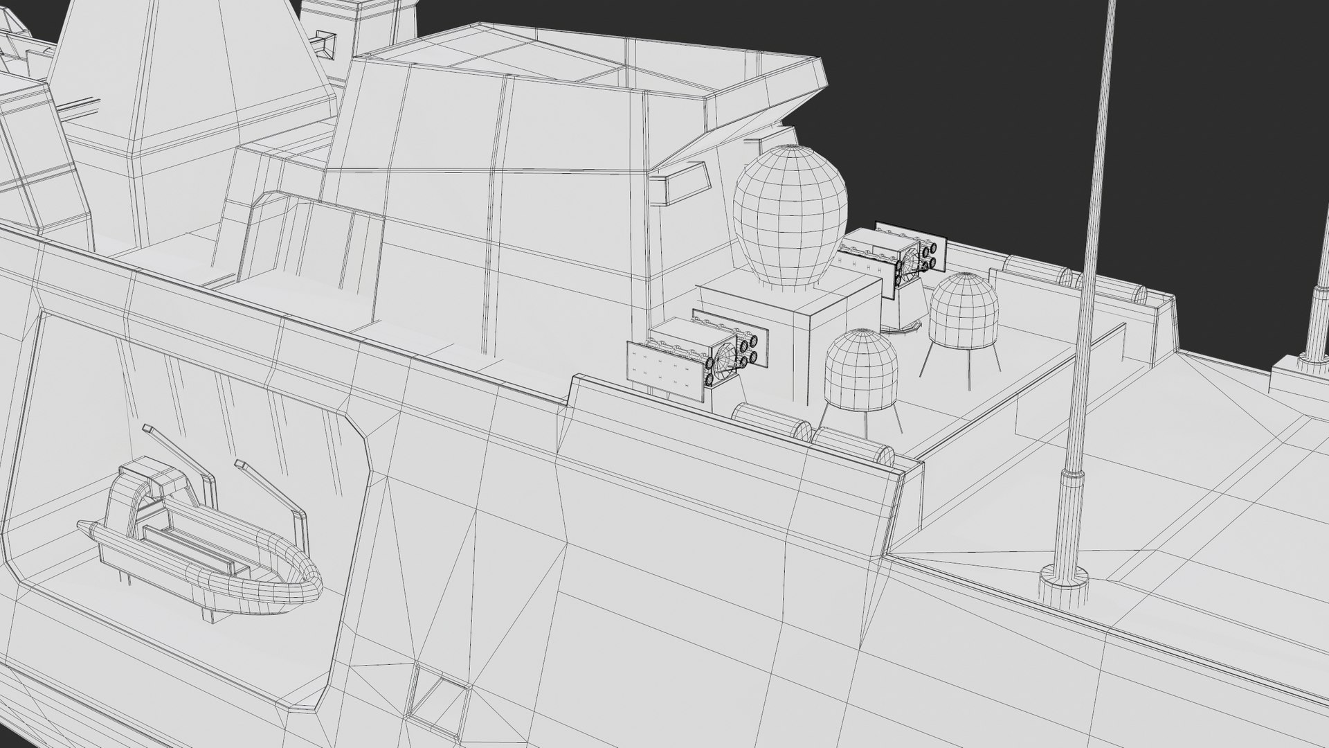 FREMM Modern French Frigate Warship Lowpoly PBR 3D model - TurboSquid ...