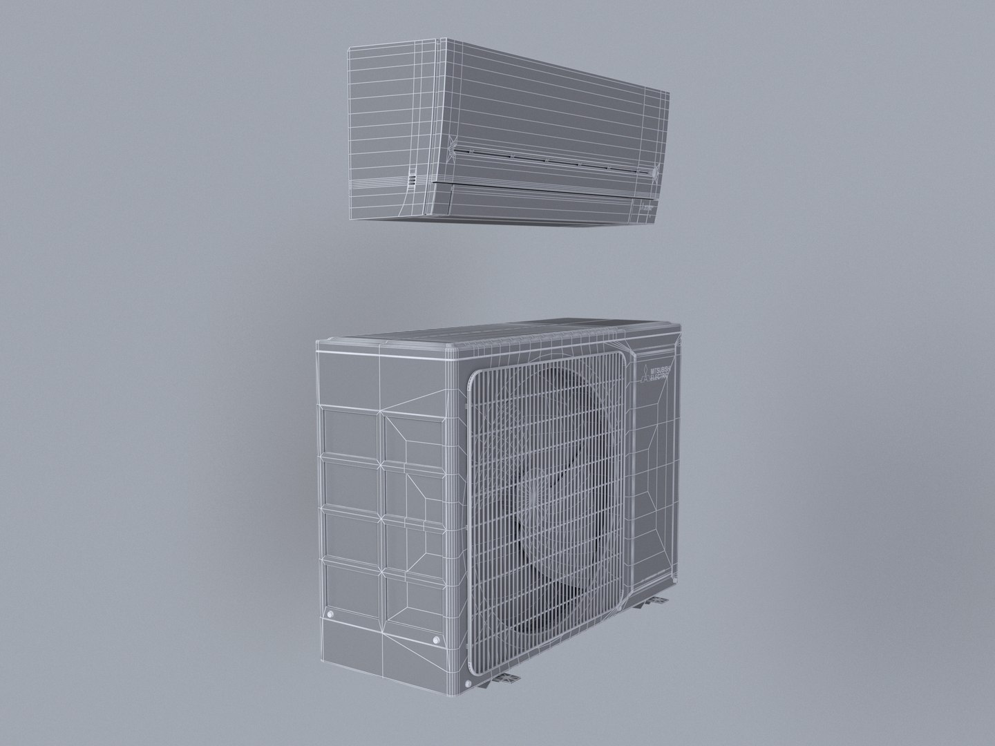 3D Air Conditioner - TurboSquid 2235629
