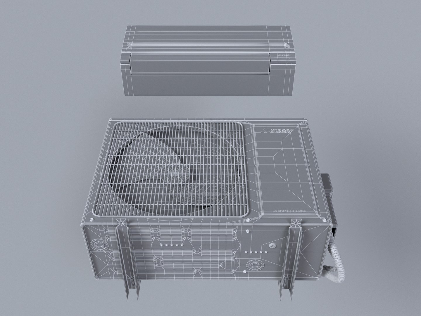 3D Air Conditioner - TurboSquid 2235629