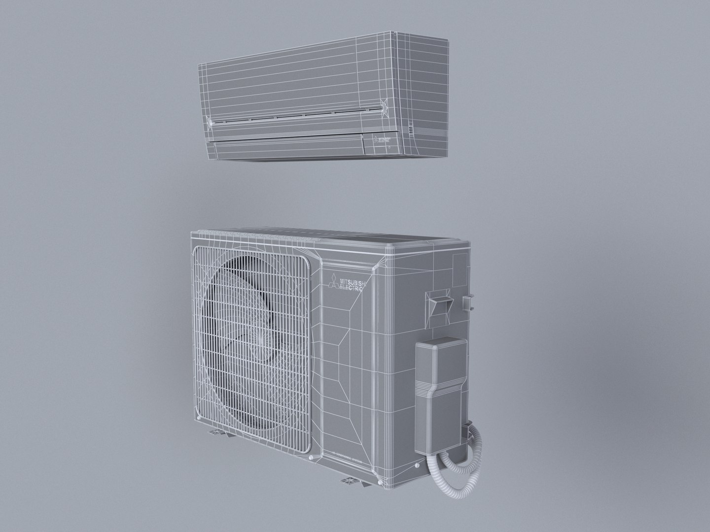 3D Air Conditioner - TurboSquid 2235629