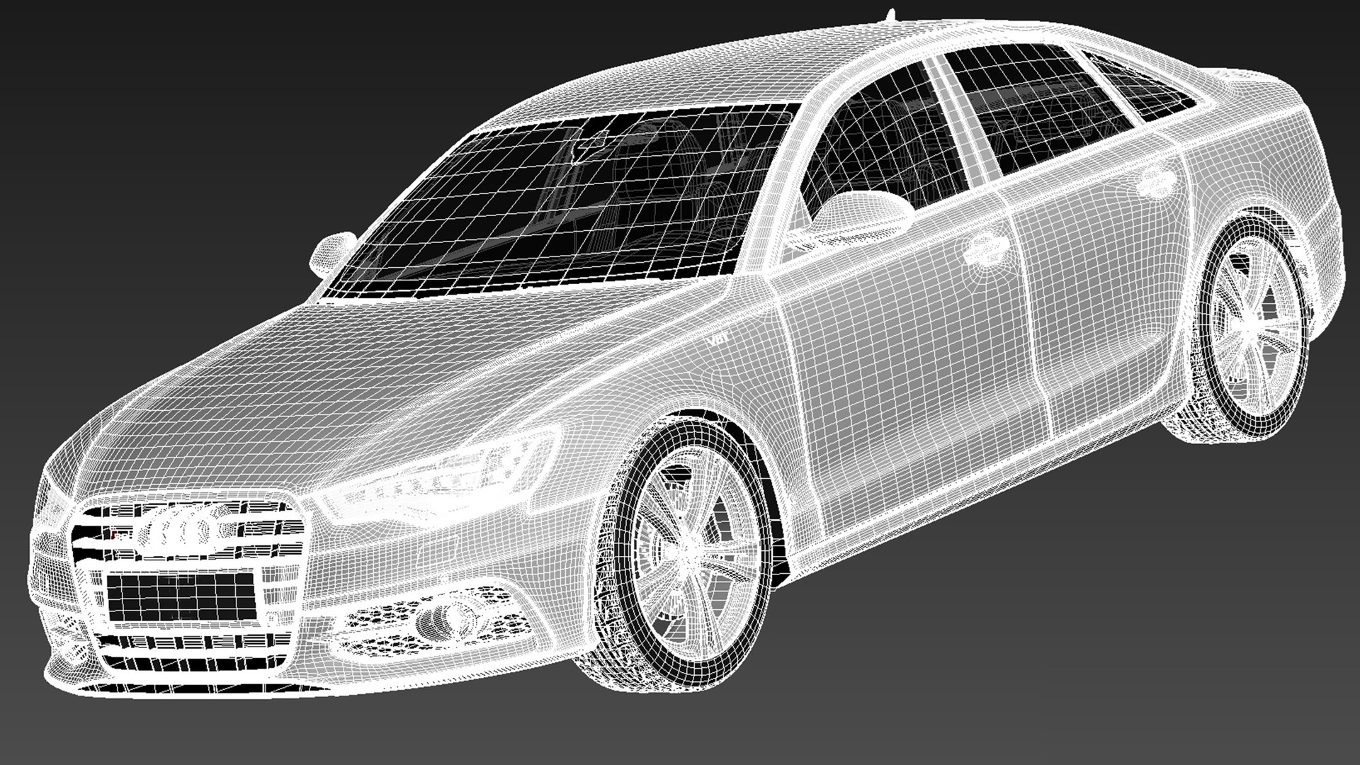 3d Model Of Audi S6 2013 Sedan