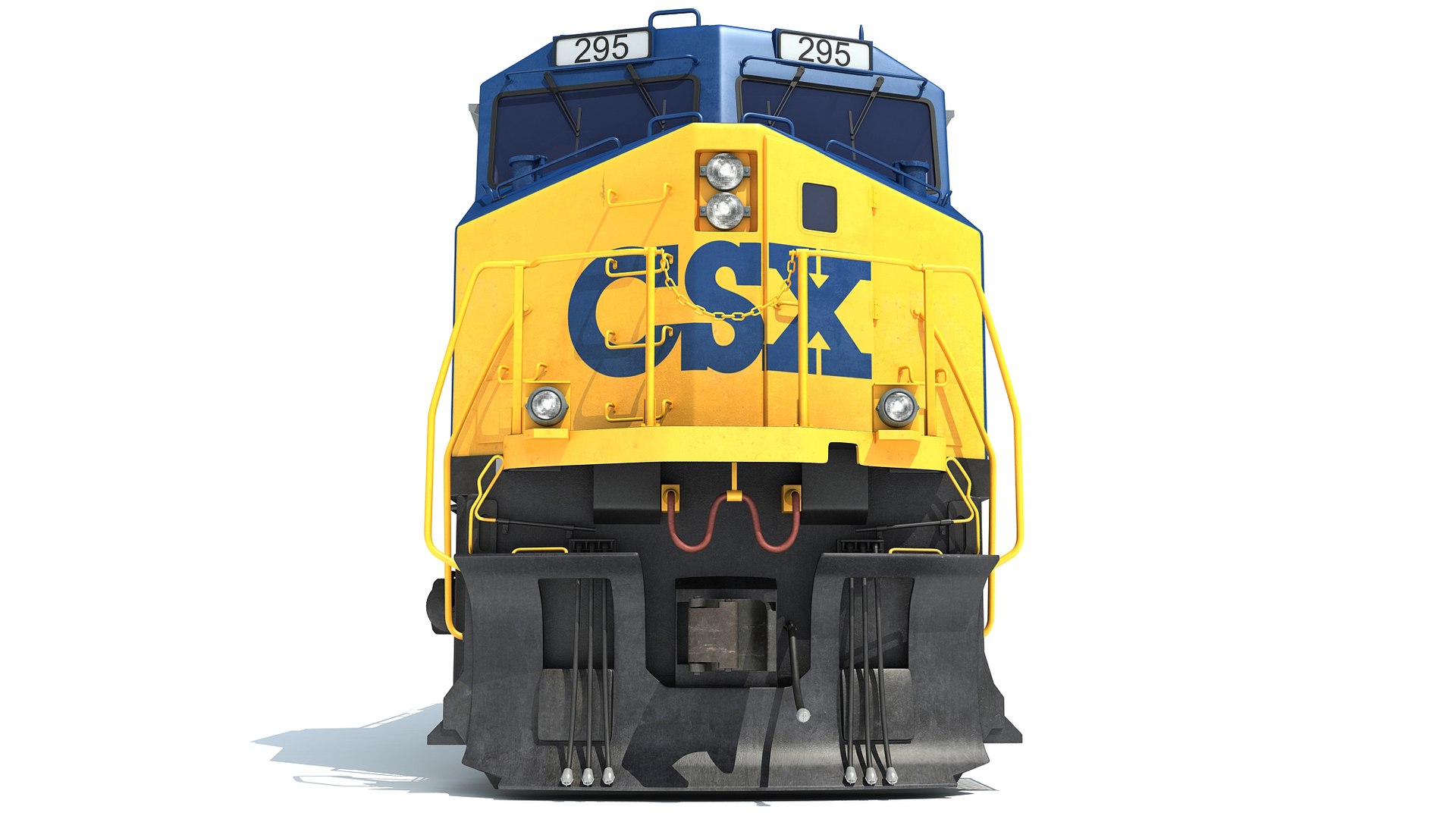 3D Locomotive Csx - TurboSquid 1543142