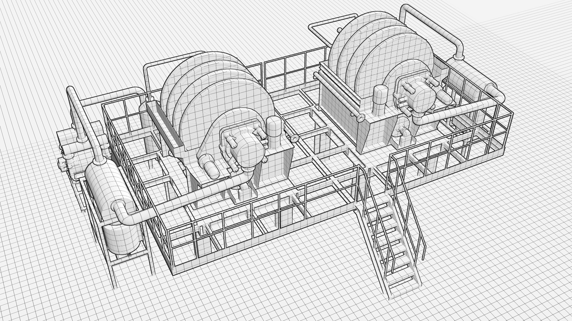 3D Vacuum Disc Filter - TurboSquid 2060888