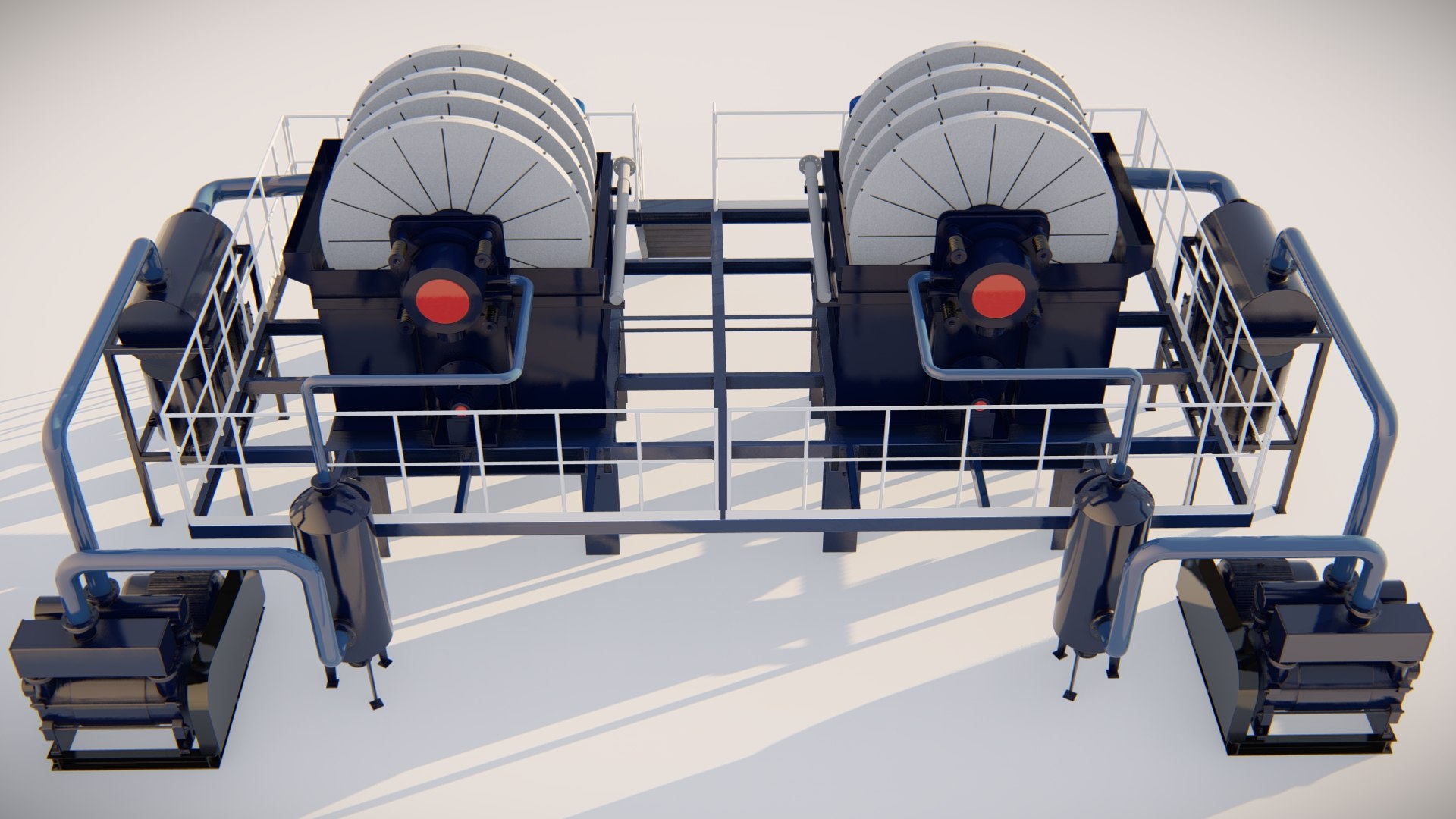 3D Vacuum Disc Filter - TurboSquid 2060888
