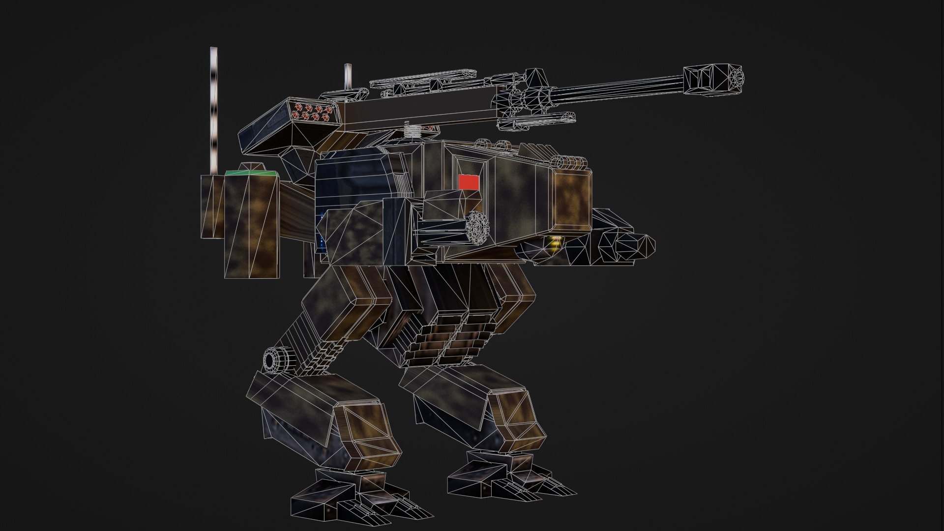 3dmech Low Poly 3D Model - TurboSquid 2245363