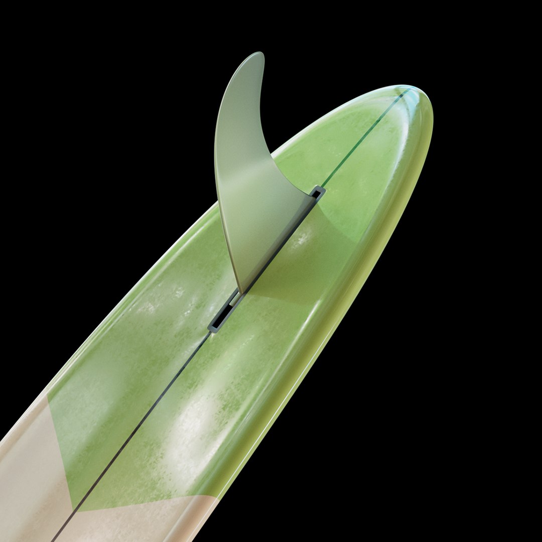 3D model Single Fin Surfboard - TurboSquid 1983808