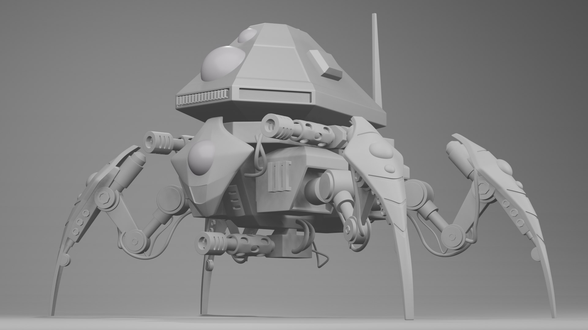 3D Spider Robot - TurboSquid 2246566